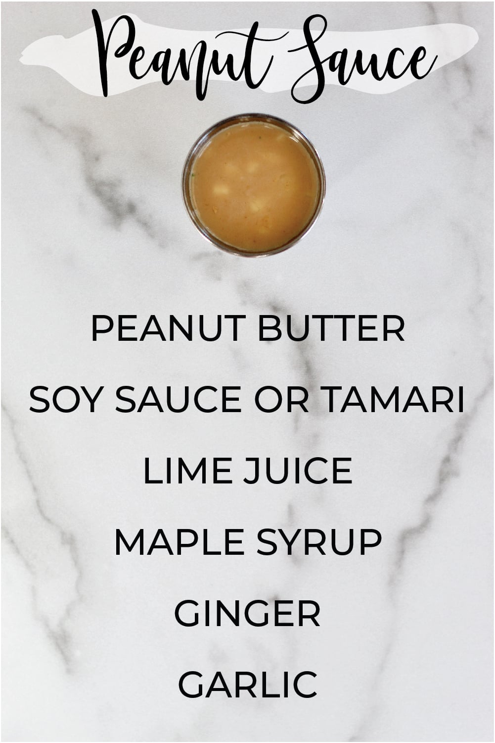 Customizable Power Bowl Recipe Template - Including 3 Sauces