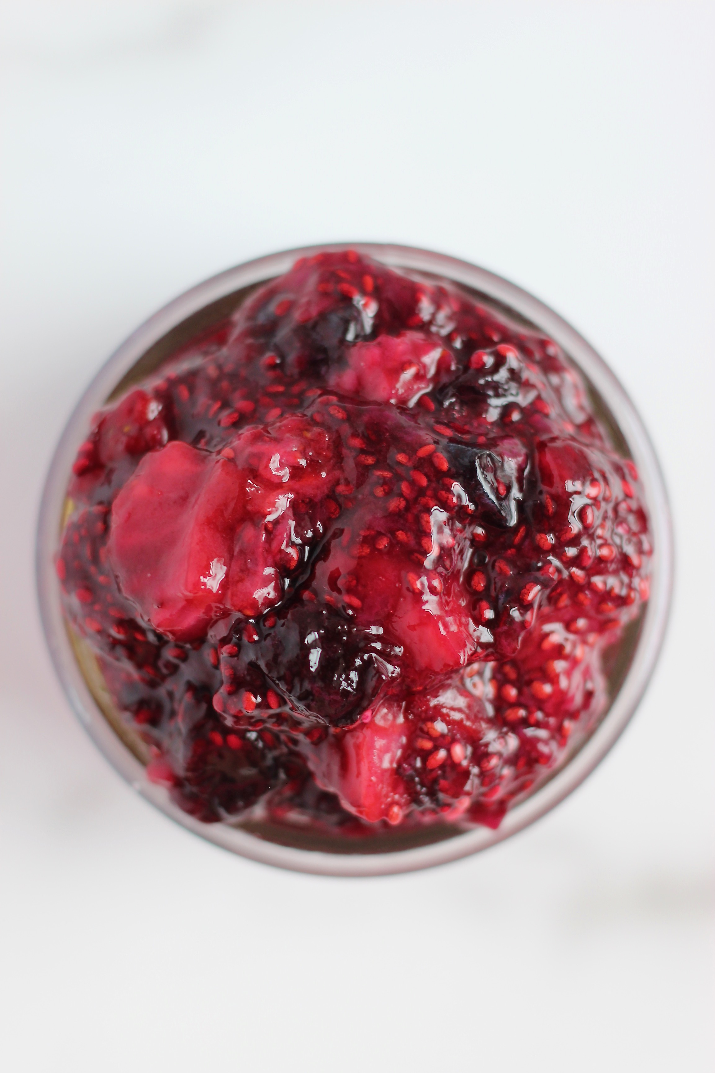 Customizable Microwave Chia Seed Jam with Fruit of Choice