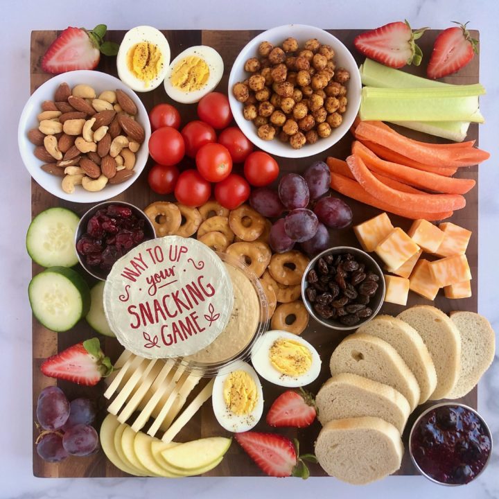 Build Your Own Snack Board - Vegetarian Charcuterie Board