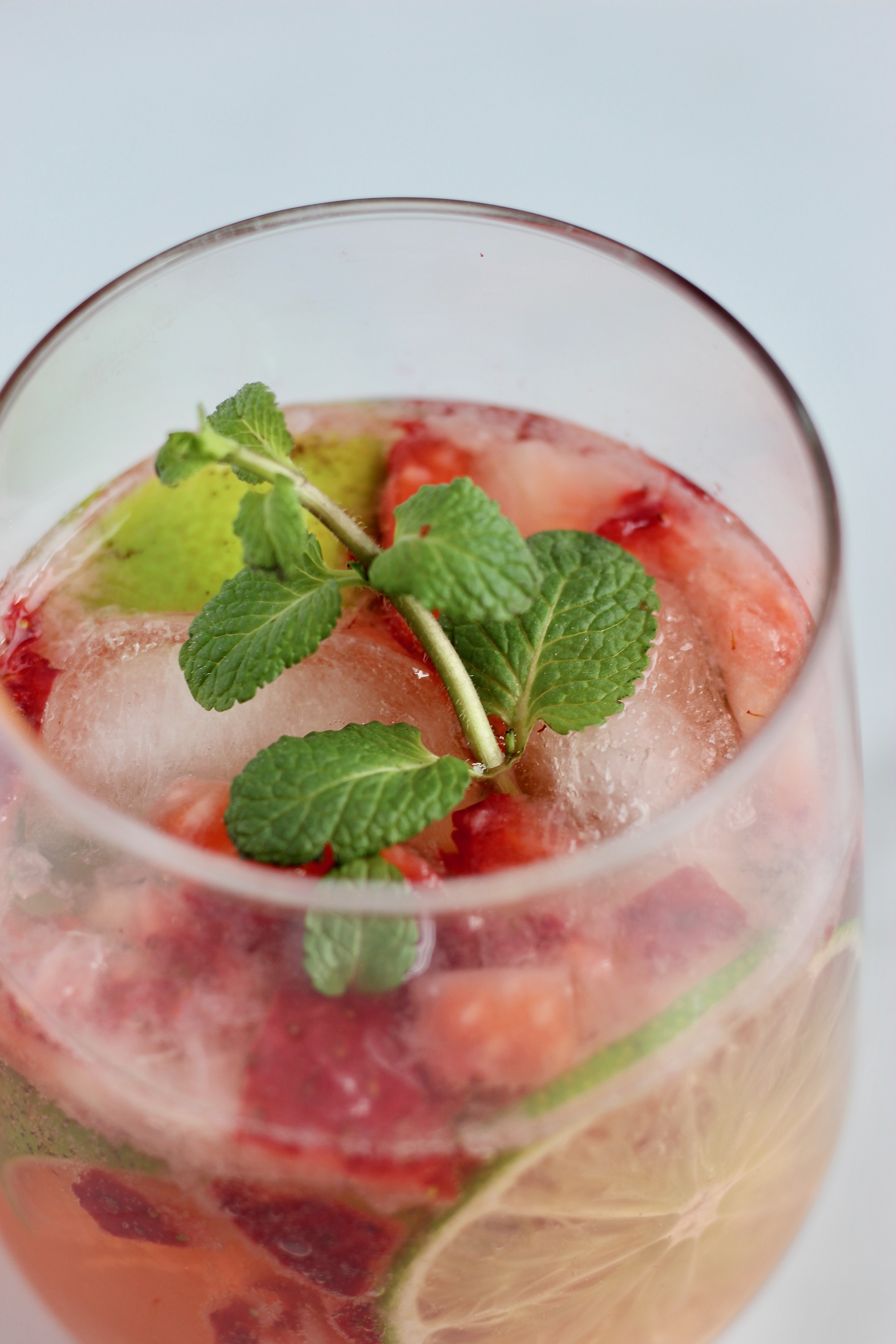 Strawberry Rosé Mojito - Cheerful Choices