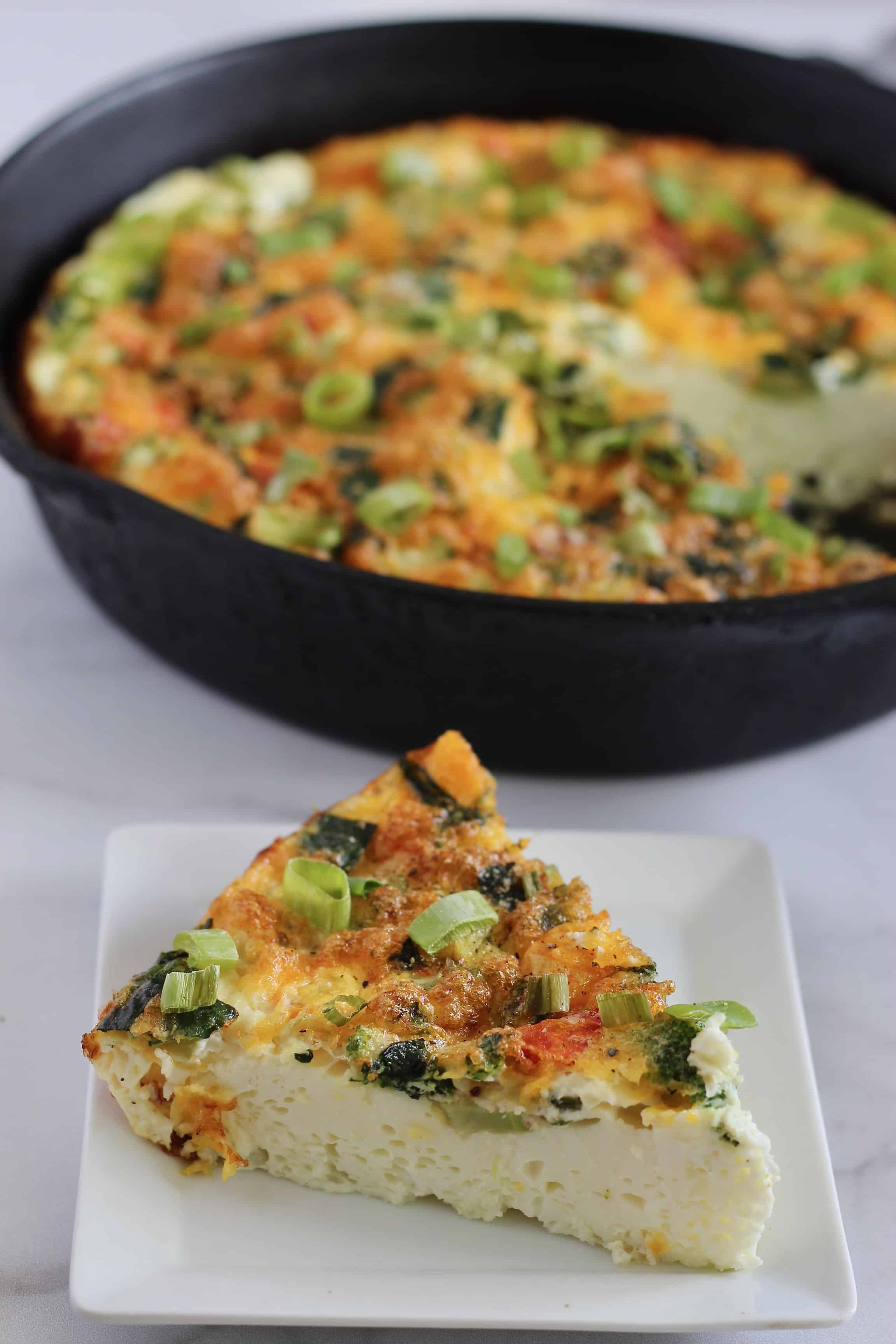 Egg White Frittata - Cheerful Choices