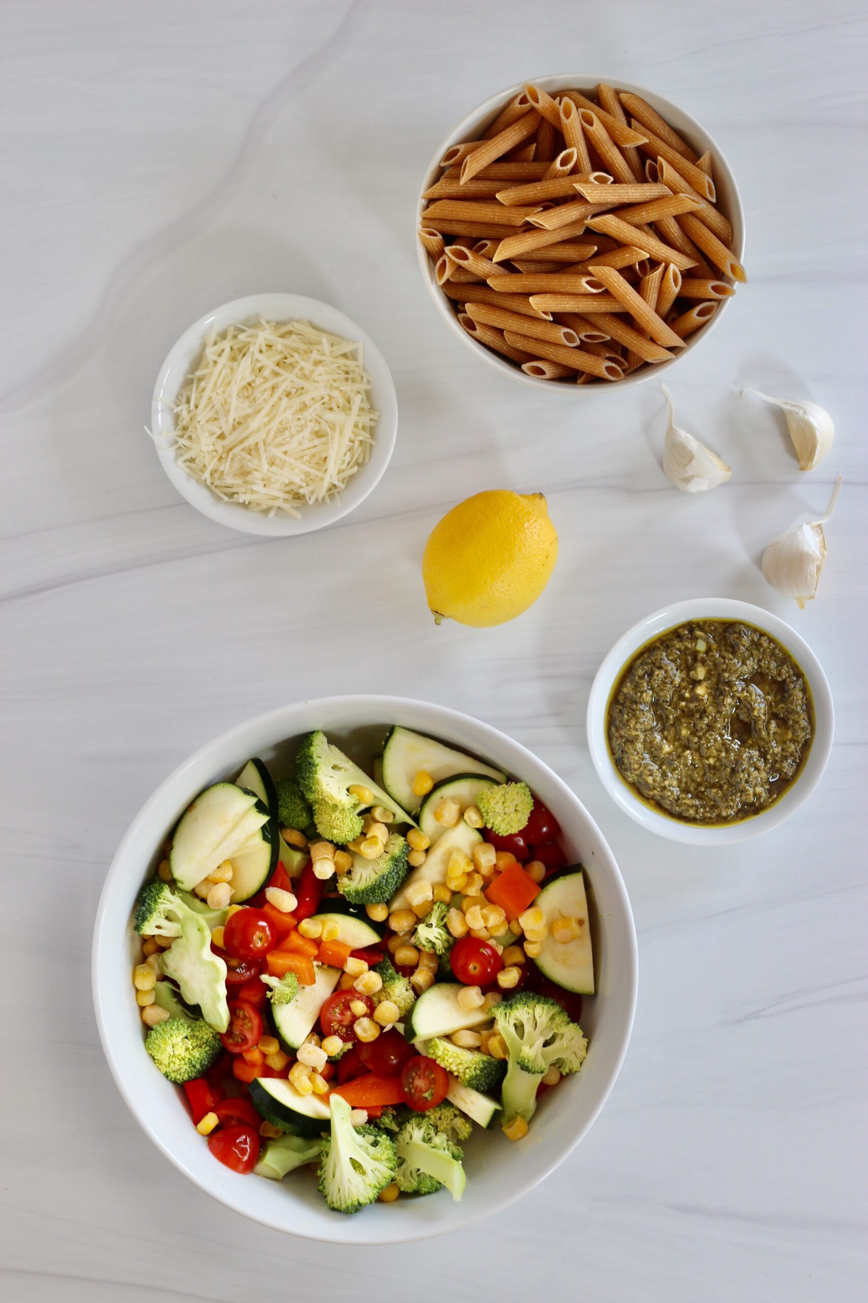 Pesto Pasta with Vegetables - Pesto Primavera Recipe