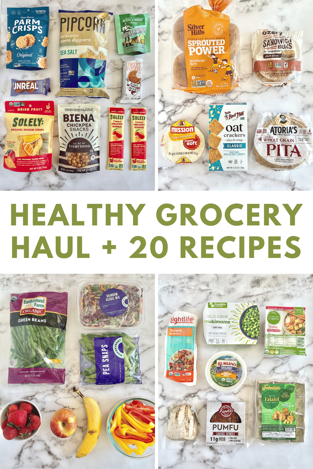 Healthy Grocery Haul + 20 Recipes to Try - Cheerful Choices
