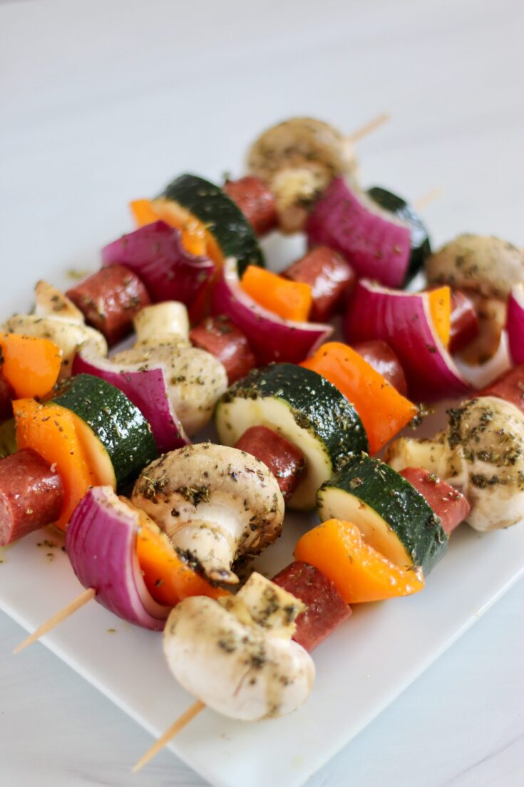 Sausage Kabobs - Cheerful Choices