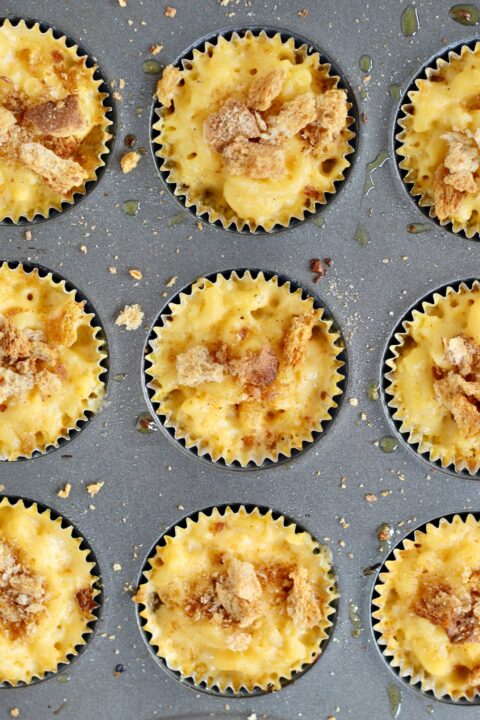 Baked Mac and Cheese Bites - Cheerful Choices