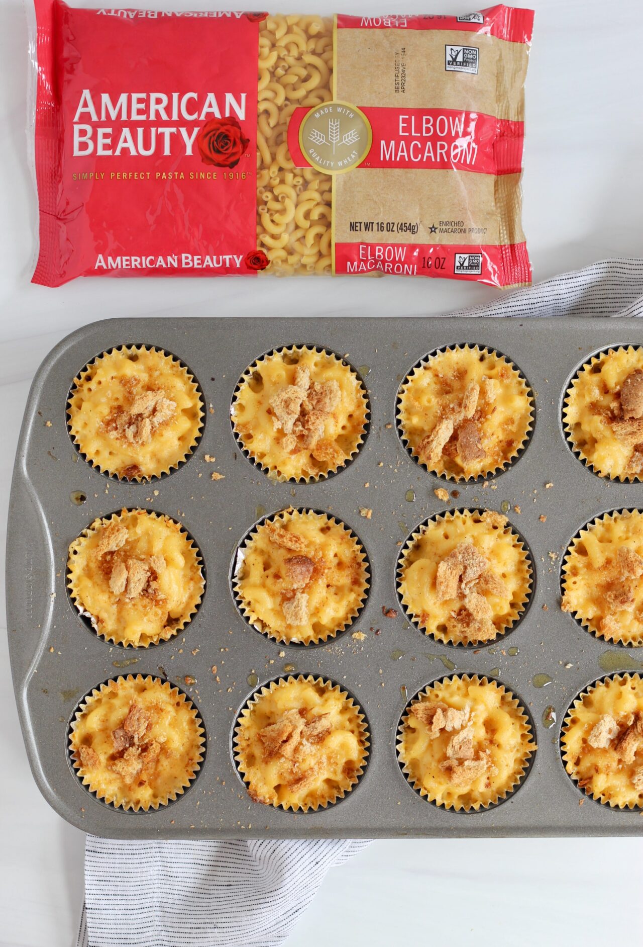 Baked Mac and Cheese Bites - Cheerful Choices