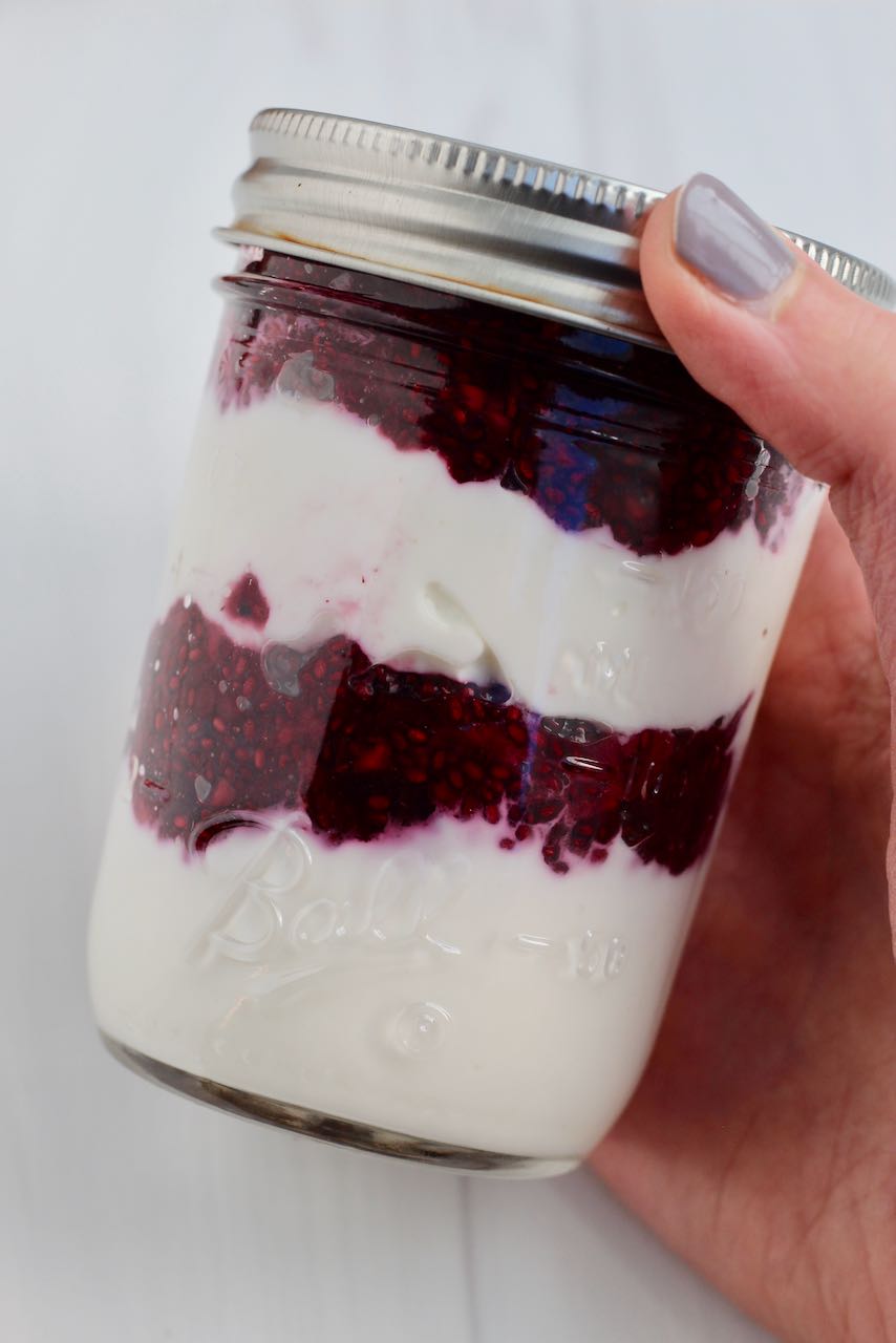 Customizable Microwave Chia Seed Jam with Fruit of Choice