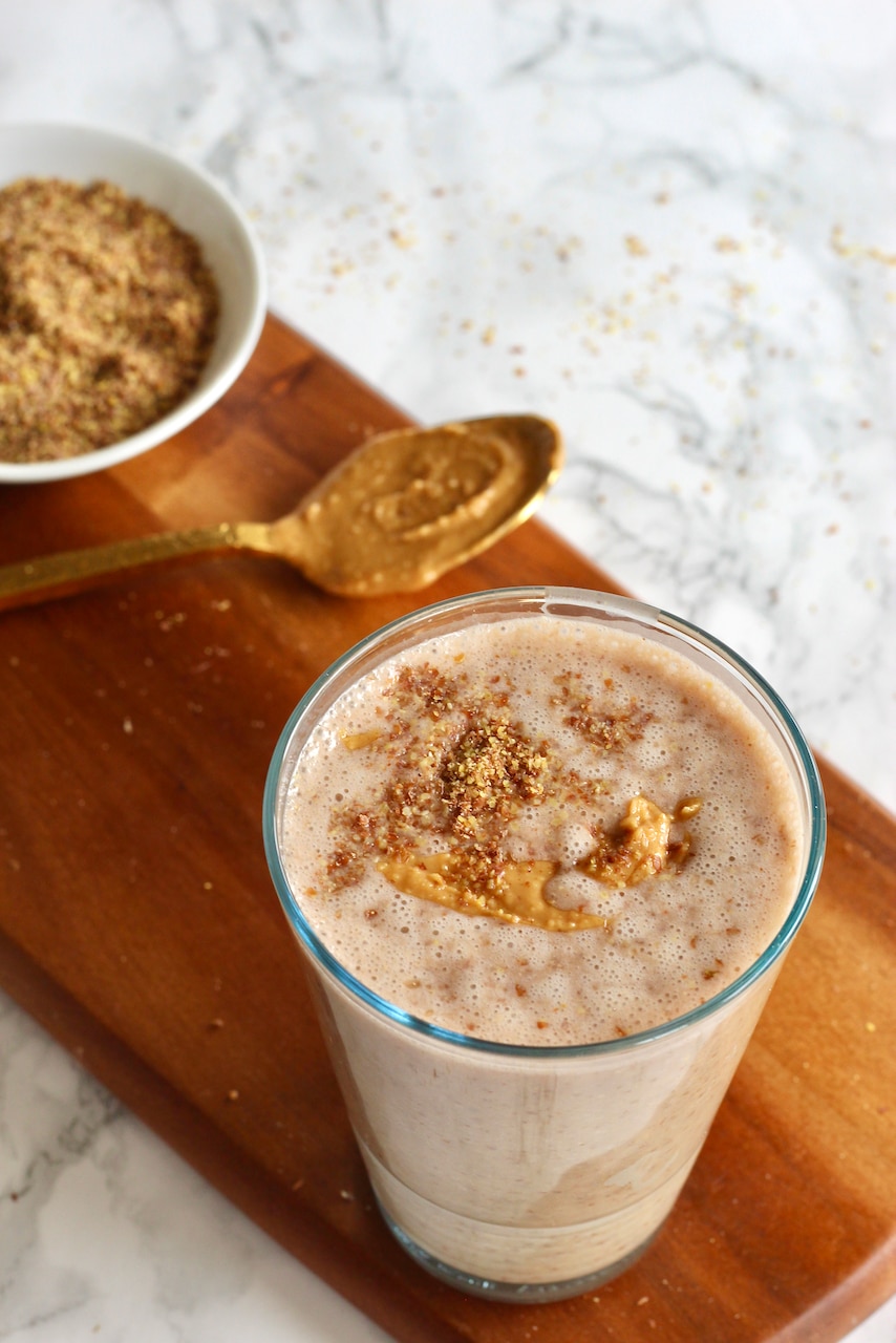 Protein-Packed Flaxseed Smoothie - Cheerful Choices
