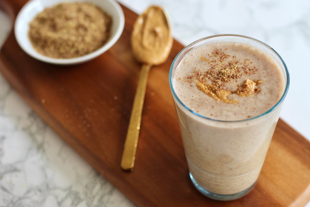 Protein-Packed Flaxseed Smoothie - Cheerful Choices