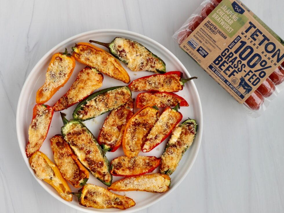 Healthier Cheddar Jalapeño Poppers - Cheerful Choices