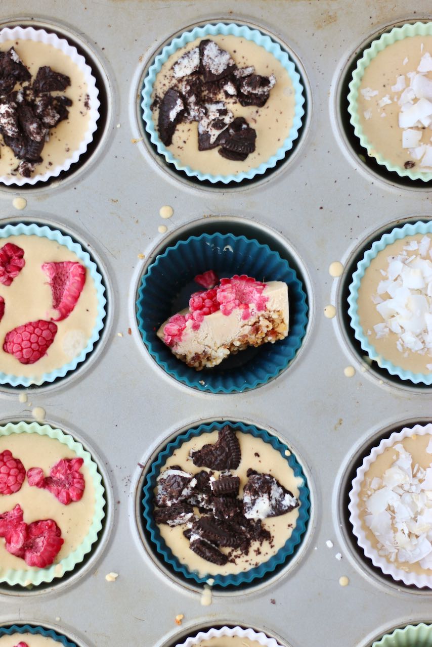 No Bake Cheesecake Bites - Cheerful Choices