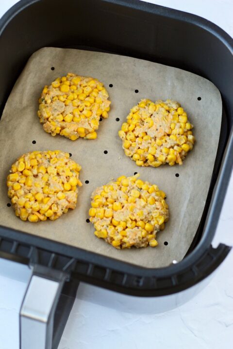 Air Fryer Corn Fritters - Cheerful Choices