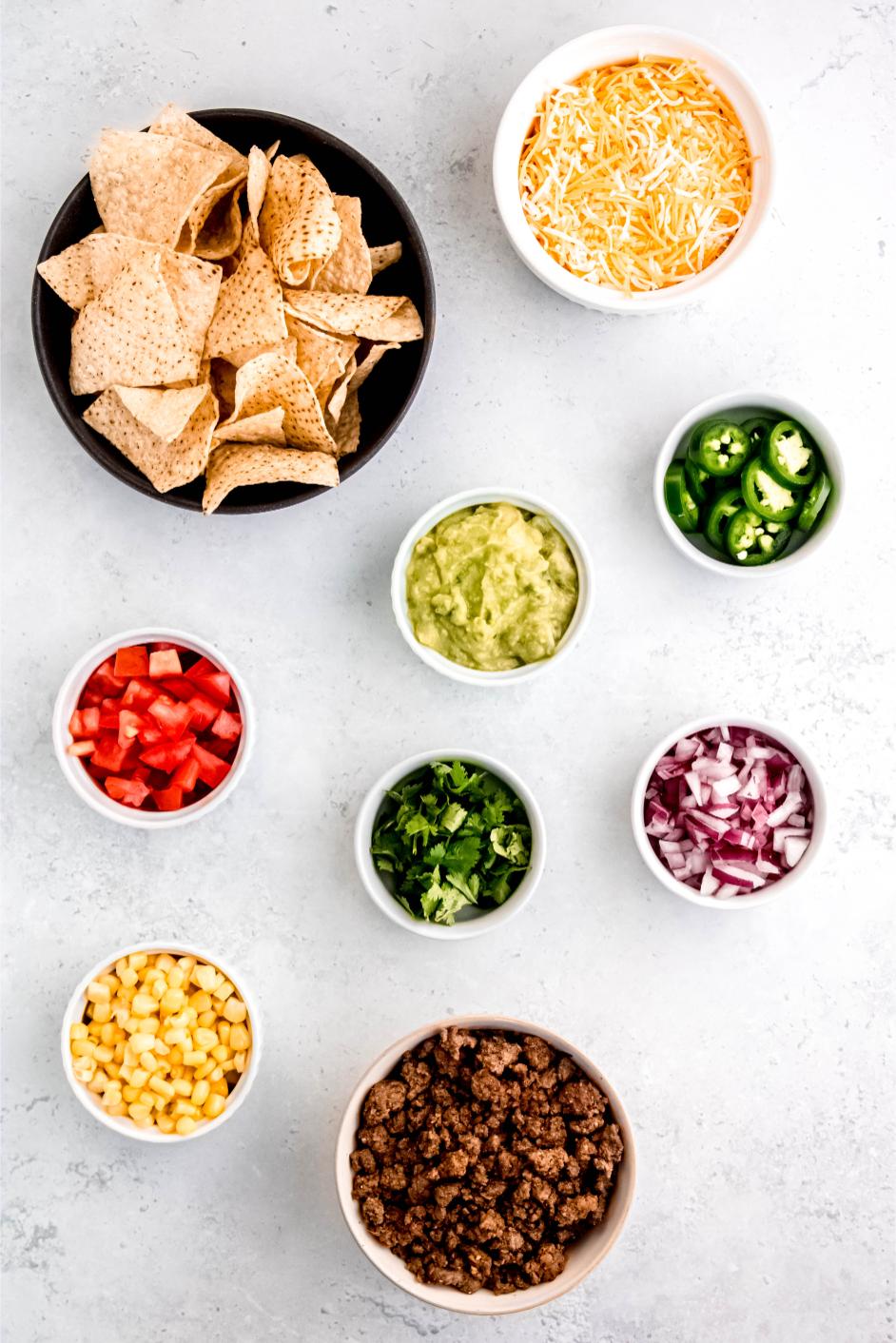 Customizable Nacho Bar – 4 Ingredients of Choice - Choose Protein ...