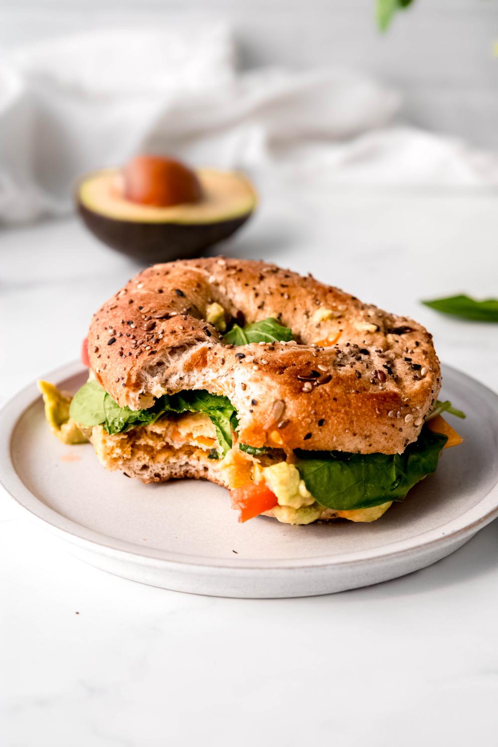 Easy Bagel Breakfast Sandwich - Customizable Options