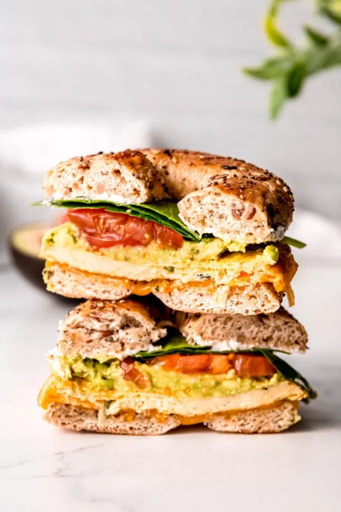 Easy Bagel Breakfast Sandwich - Customizable Options