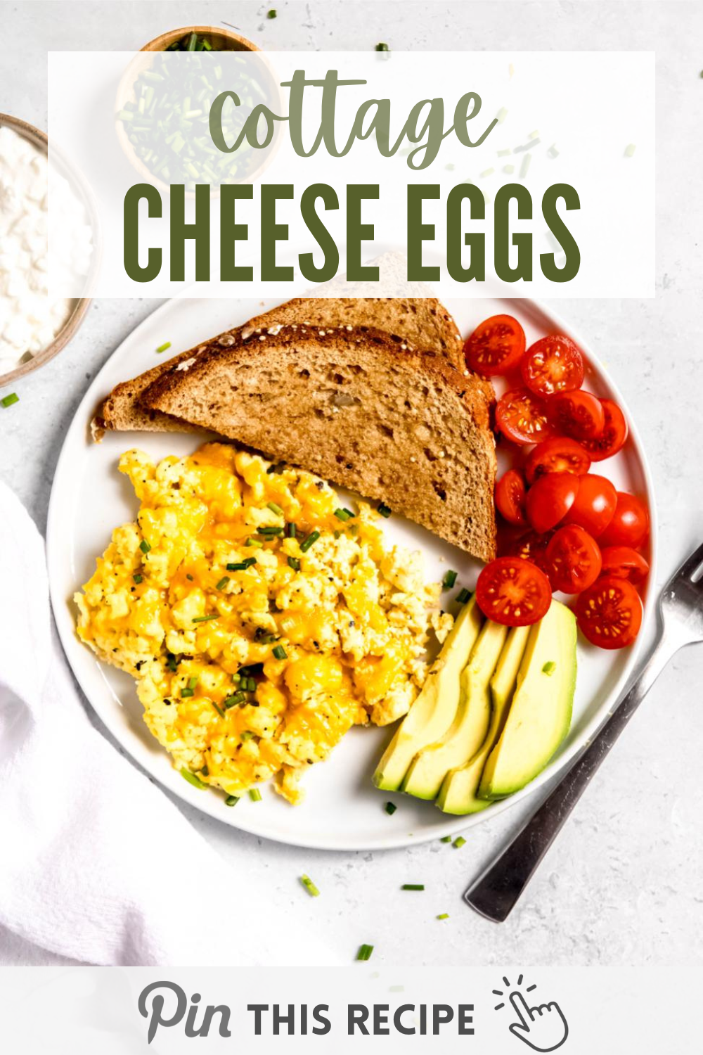 Cottage Cheese Scrambled Eggs - Customize the Base and Toppings