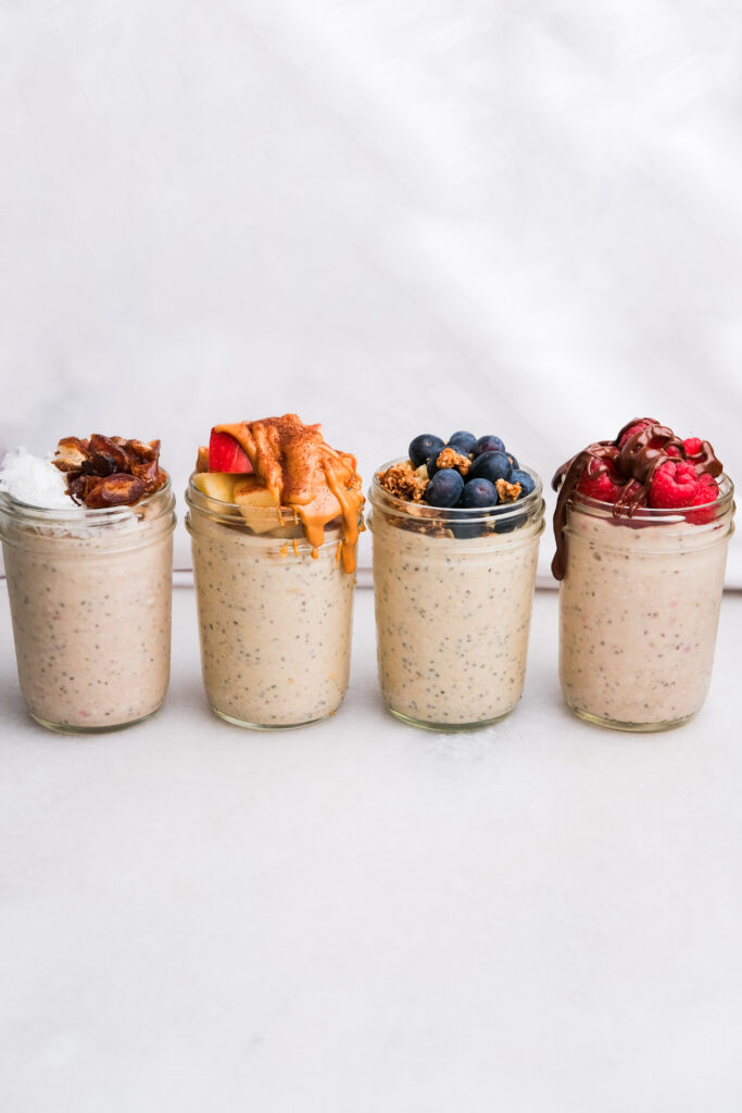 Customizable Blended Overnight Oats - Cheerful Choices