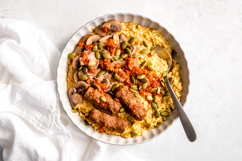Customizable Savory Oats Recipe (Steel Cut Oats)
