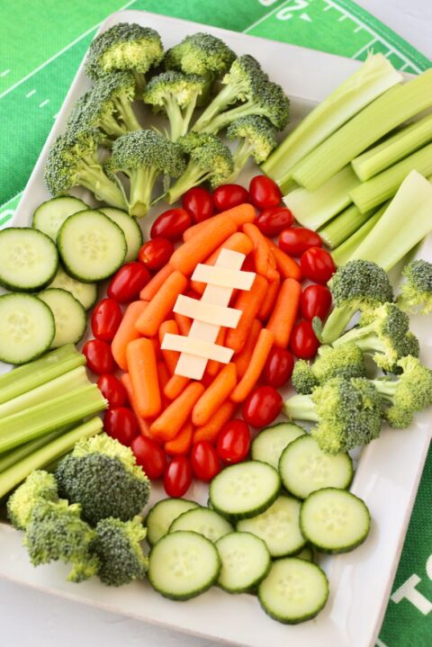 Football Veggie Tray - Cheerful Choices