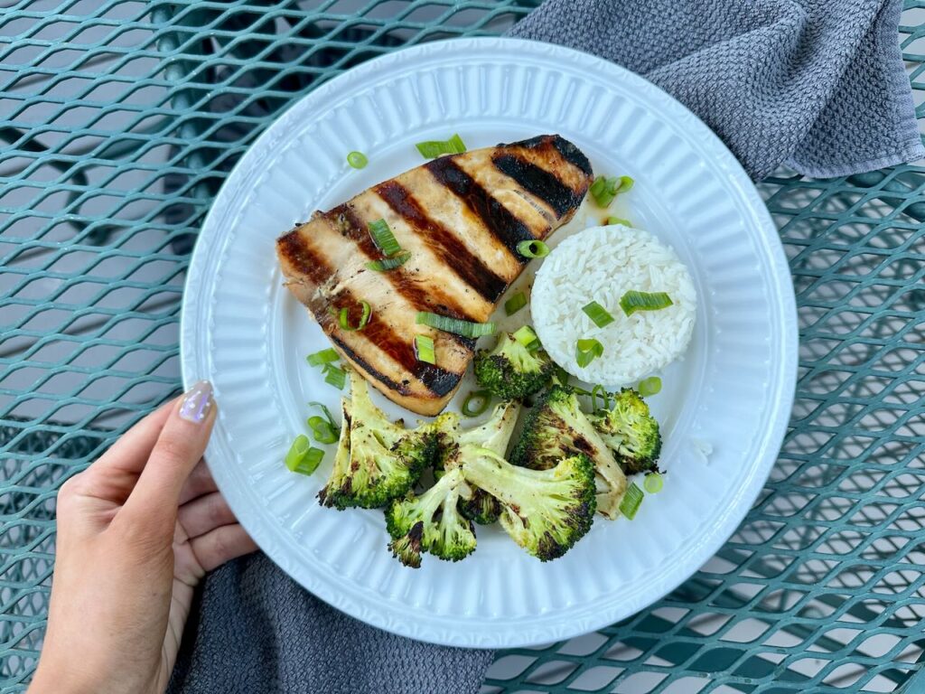 Miso Marinated Grilled Swordfish Steaks (6 Ingredients) - Cheerful Choices